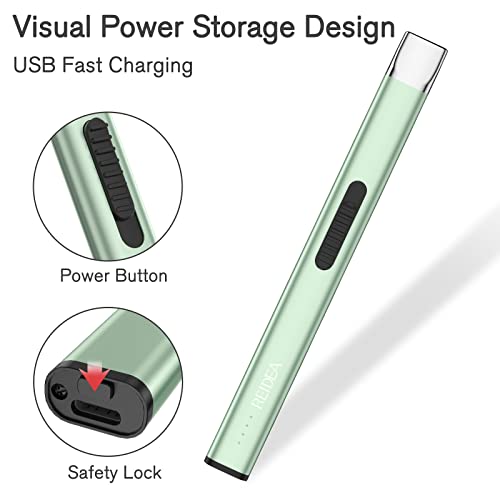 Snapklik.com : REIDEA Lighters 2 Pack R1 Flat Electronic Candle Lighter ...