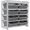 Amazon.com: King's Rack Bin Rack Boltless Steel Storage System ...