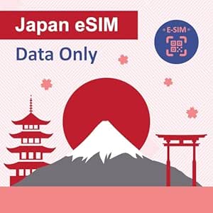 Japan Data NUR eSIM-Karte 30 Tage |3 GB 5G LTE High-Speed-Internetdaten|Reise-eSIM-Karte|Zwei ...