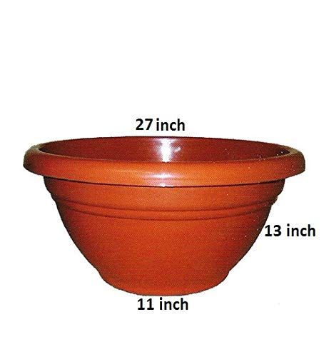 Narison Flower pots for Garden 24 inch White Color (Set of 1 quty ...