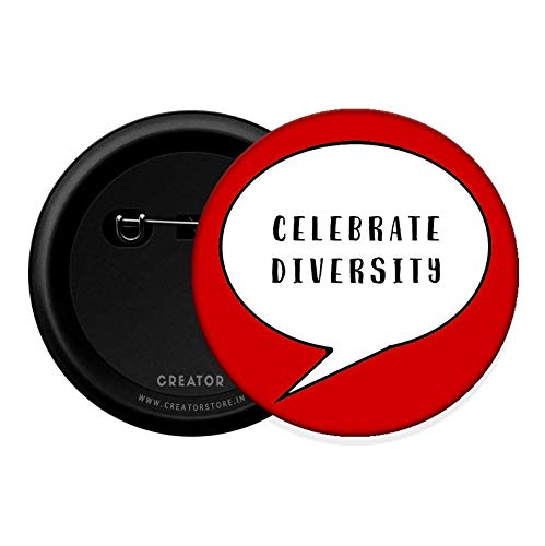 Buy Badge Celebrate Diversity Button Badge - Creator Store Online at ...