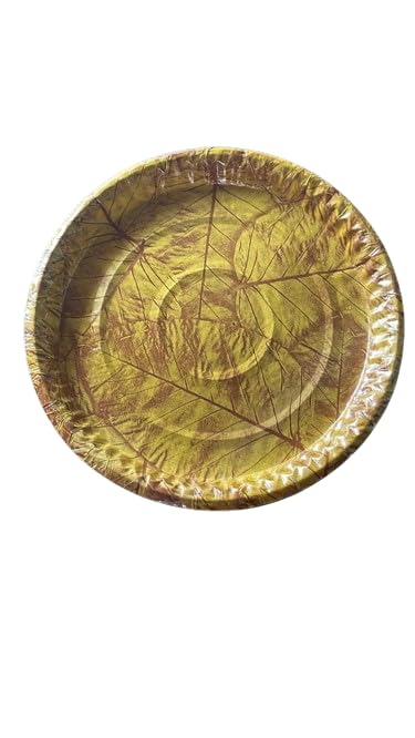 Buy Printed Disposable Paper Plate for Serving Food/Disposable/Size 13 ...