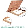 Amazon.com: Falling in Art Large 5-Position Wood Drafting Table Easel ...