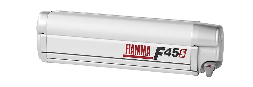 Fiamma F45 S Winch Awning Wind Out 260 Titanium Case Royal Grey Fabric ...