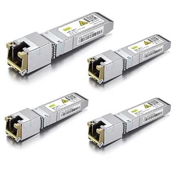 10Gtek 10Gb SFP+ to RJ45 Transceiver, 10Gbase-T Ethernet Module Support ...