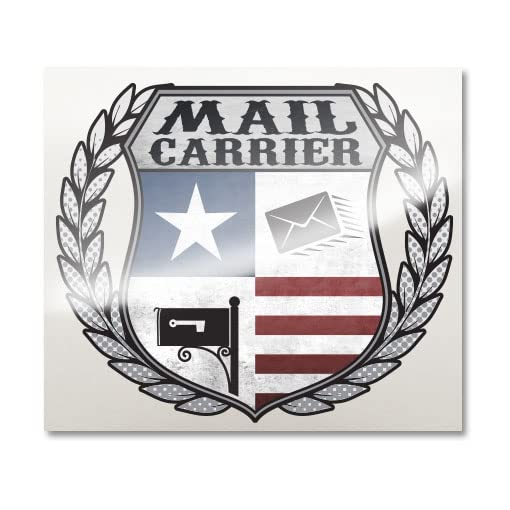 Amazon.com: Mail Carrier Decal - American Patriot Postal Worker Sticker ...