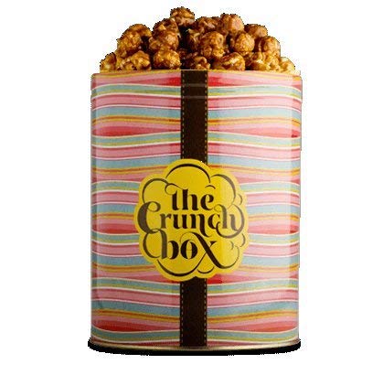 The Crunch Box Sticky English Toffee Popcorn Tin -490 Gms : Amazon.in ...