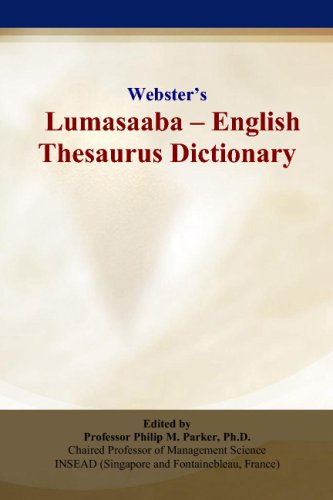 Amazon | Webster’s Lumasaaba - English Thesaurus Dictionary | Parker ...
