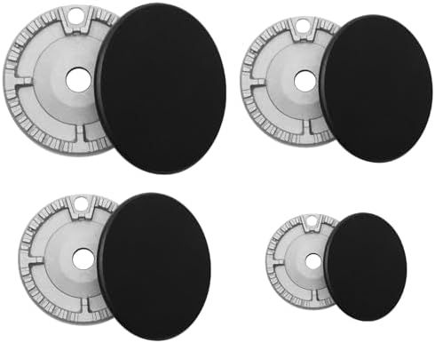 Amazon.com: Cooker Hat Set,Cooktop Burner Cap & Burner Head Replacement ...