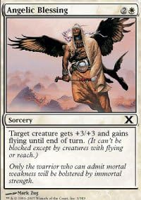 Amazon.com: Magic The Gathering - Angelic Blessing (3/383) - Tenth ...