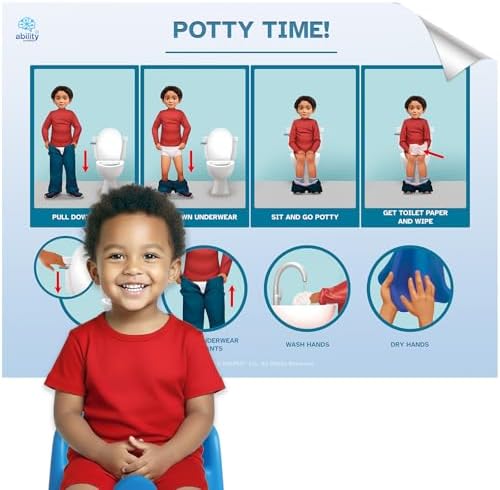 Amazon.com: KIARES Tabla de entrenamiento para ir al baño para niños ...