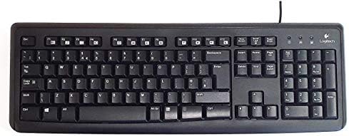 Logitech K120 Wired Business Keyboard for Windows or Linux, USB Plug ...