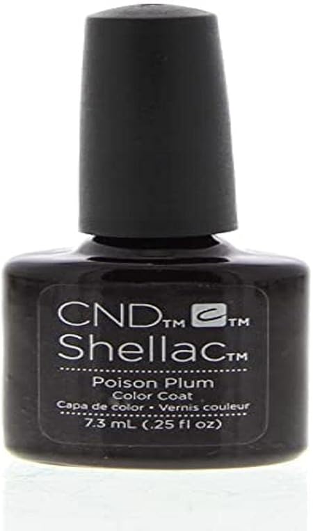 CND Shellac - Poison Plum 7.3ml/0.25 fl oz : Amazon.co.uk: Beauty
