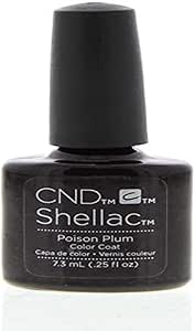CND Shellac - Poison Plum 7.3ml/0.25 fl oz : Amazon.co.uk: Beauty