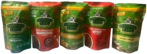 Amazon.com: Kangkong King Assorted Chips (Spinach Chips), Original ...
