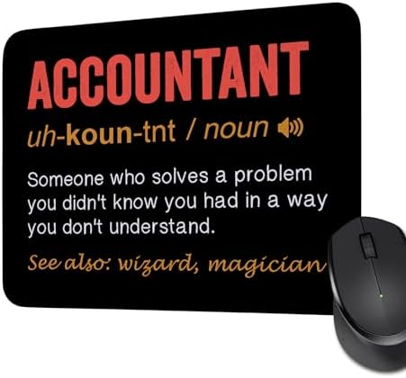 Amazon.com: Accountant Gift Accountant Finance Mouse Pad CPA Design Non ...