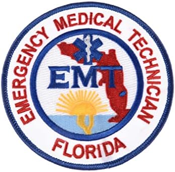 Amazon.com: Florida EMT Patch Embroidered FL Emergency Medical ...