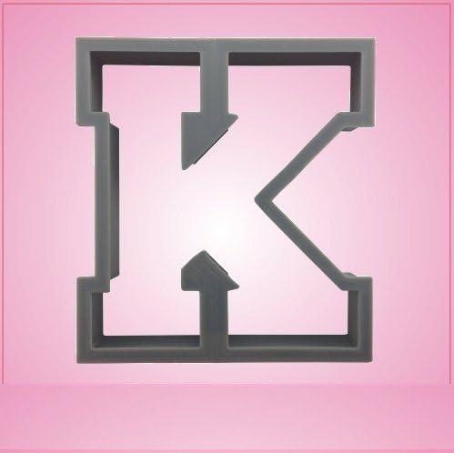 Amazon.com: Varsity Letter K Cookie Cutter 3 Inch (plastic): Home & Kitchen