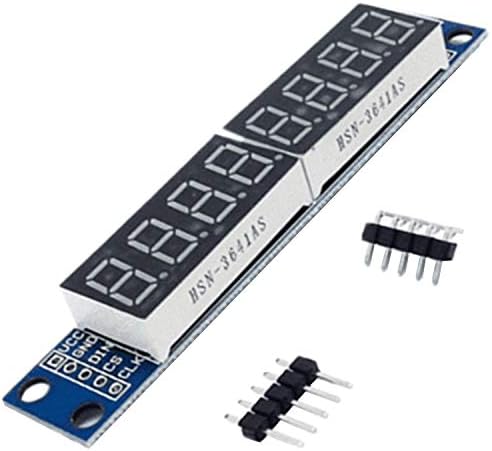 AZDelivery MAX7219 LED Module TM1637 8 Bit 7 Segments à LED Compatible avec Arduino et Raspberry ...