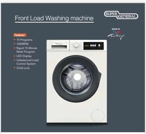 Super General washing machine 7kg front Load Full Automatic Made in ...