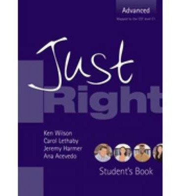 Amazon.com: Just Right Advanced: Workbook with Key and Audio CD ...