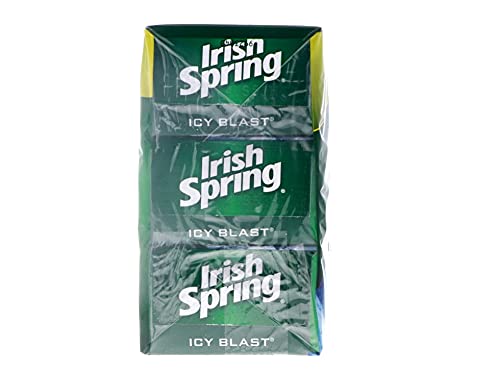 Snapklik.com : Irish Spring Deodorant Bar Soap, Icy Blast, 3.75 Oz Bars ...