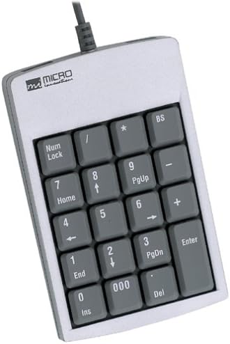 Micro Innovations KP27B Numeric Pro Keypad (USB) : Buy Online at Best ...