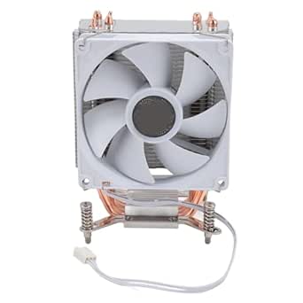 CPU Cooling Fan, Computer Cooling Fan with Backplate, 3.54in 4 Heat ...