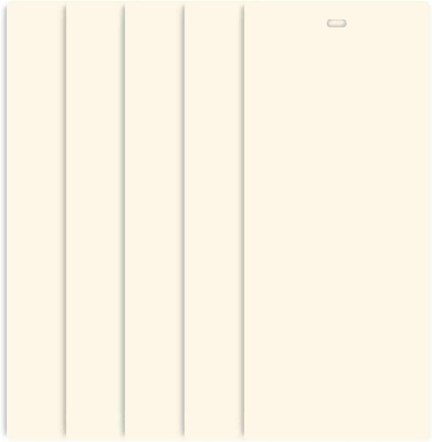 Amazon.com: JHUS 5 pcs Ivory Vertical Blind Slats Vanes Replacement ...