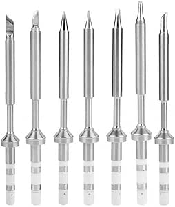 Amazon.com: 7 Types Mini Soldering Iron Tips TS Series Iron Tip ...