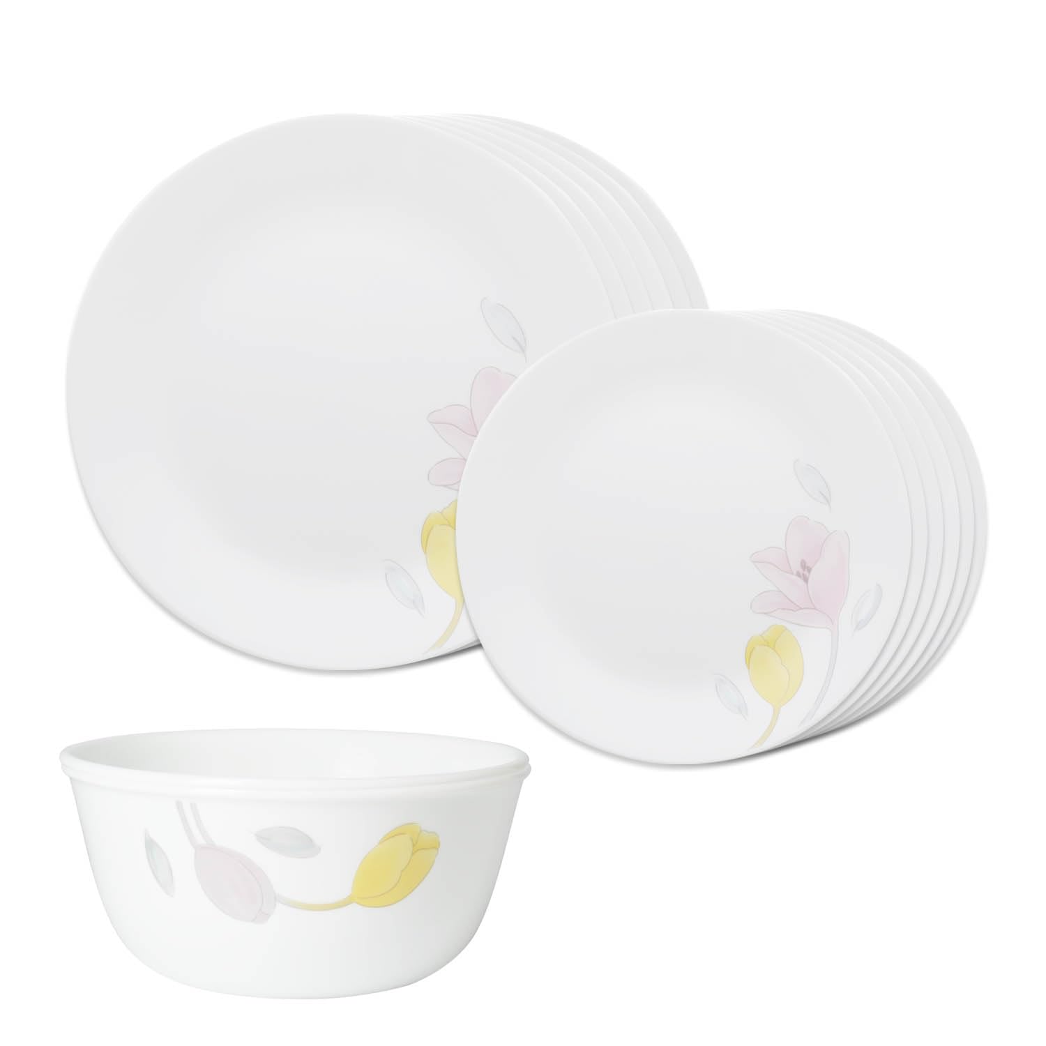 Buy Corelle Livingware Plus 14 Pc Basic/Mini/Starter Dinner Set Small ...