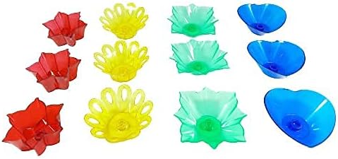 Buy LEMBOSE Diwali Diyas Colourful 3D Reflection Diya for Diwali Decor ...