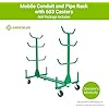 Greenlee 668 Mobile Material Handling Conduit and Pipe Rack with 603 ...