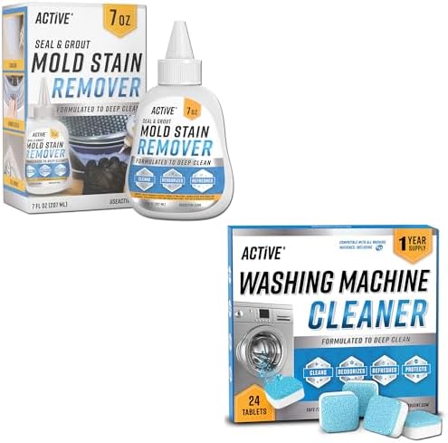 Amazon.com: ACTIVE Washing Machine Cleaner and Mold Stain Remover ...