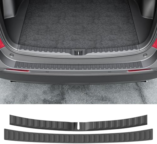 Amazon.com: powoq 2PCS Rear Bumper Protector Compatible with 2019-2025 ...