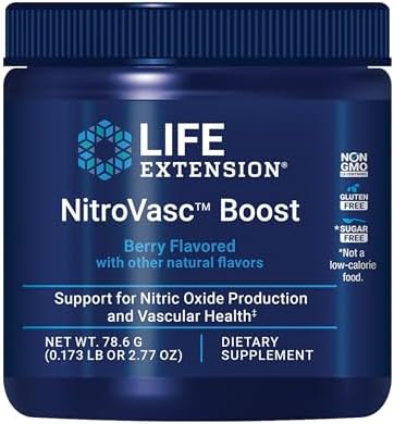Amazon.com: Life Extension NitroVasc Boost, Blood Flow Supplement ...