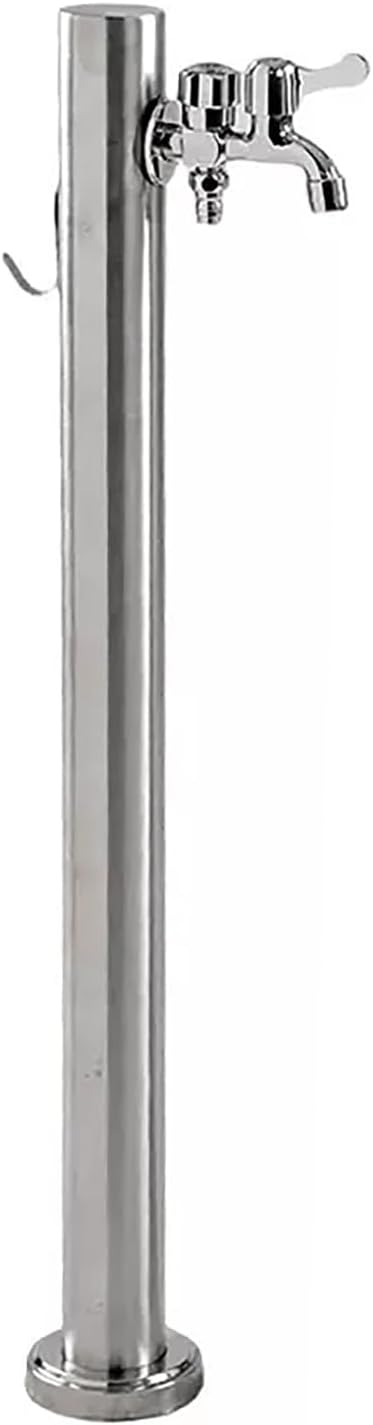 Amazon.com: Stainless Steel Garden Water Column with Dual Faucet ...