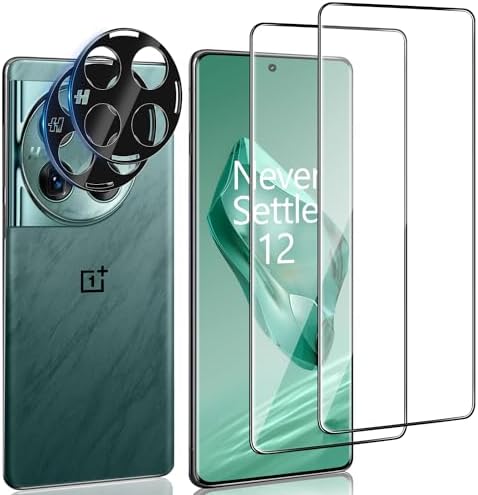 Amazon.com: 2+2 Pack For OnePlus 12 Screen Protector, 9H Hardness ...