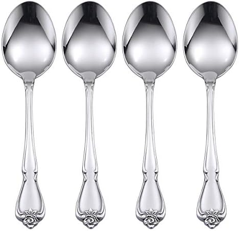 Oneida 2865004D Flight Everyday Flatware Dinner Spoons, Set of 4 ...