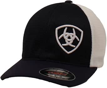 ARIAT Offset Logo Navy & White - Hats Cap - A300039003 Large/X-Large at ...