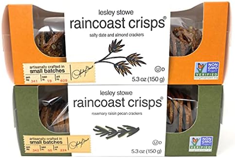 Amazon.com: Lesley Stowe Raincoast Crisps Variety Pack - 1 Hazelnut ...