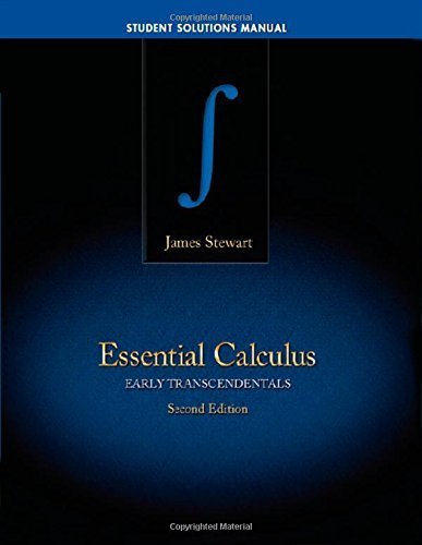 Student Solutions Manual for Stewart's Essential Calculus: Early ...