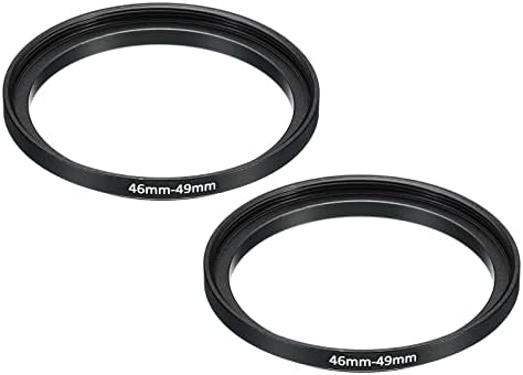 Amazon.com : PATIKIL 46mm-49mm Metal Step Up Ring, 2 Pack Camera Lens ...