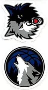Amazon.com : Wincraft Timberwolves Decal 2 Pack : Sports Fan Automotive ...