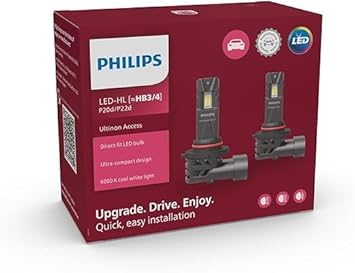 Philips HB3 HB4 LED Headlight, 6000K Automotive Bulb, Halogen Bulb ...