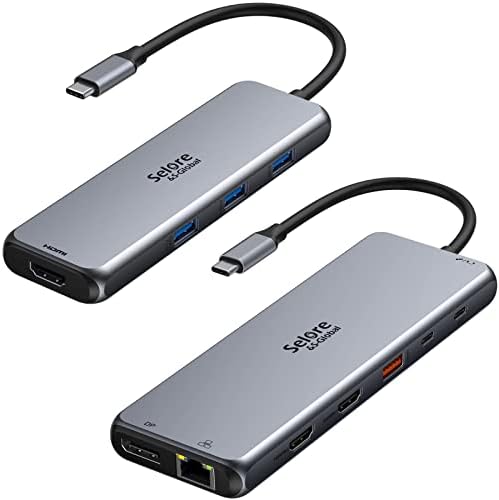 Amazon.com: 9 in 1 Dual DP Docking Station,13 in 1 Dual HDMI Docking ...