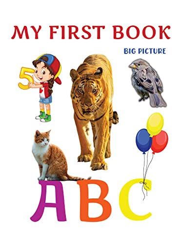 My First Book of ABC | Big Picture Book - Alphabets, Numbers, Rhymes ...