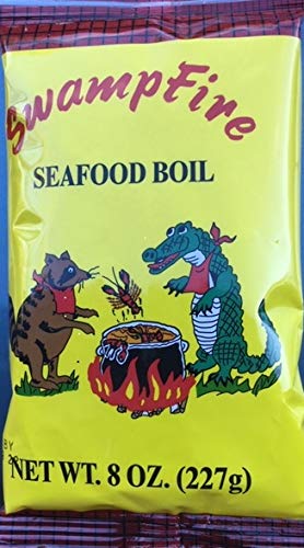Amazon.com : Swamp Fire Seafood Boil (One 8-oz Bag) : Grocery & Gourmet ...