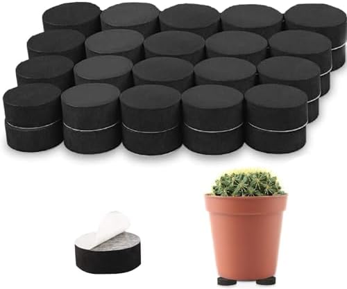 BELLE VOUS Plant Pot Feet (40 Pack) - Invisible Outdoor Stands for ...