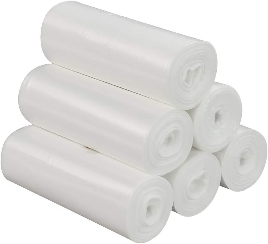 Amazon.com: Utiao 13 Gallon Kitchen Trash Bags, White Tall Kitchen Bags ...